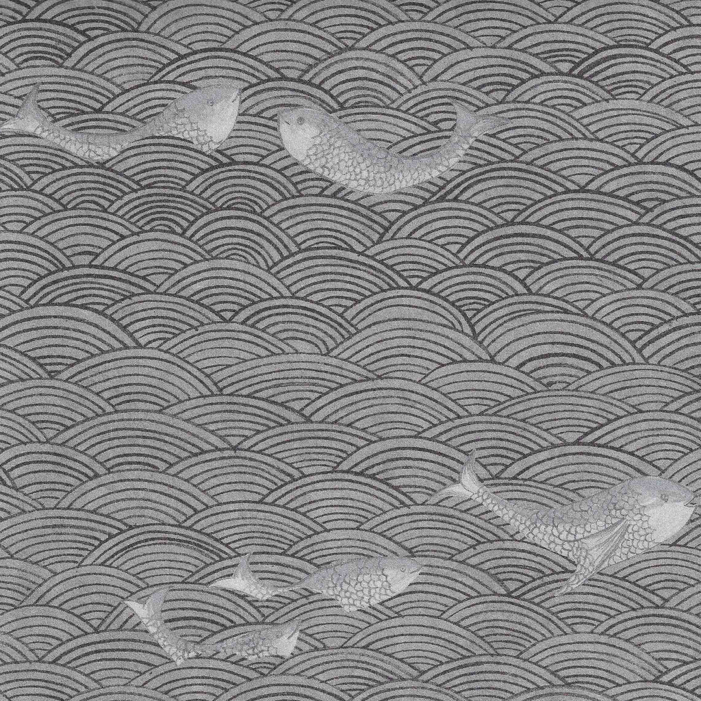Harmony Silver Wallpaper – Fritz Porter
