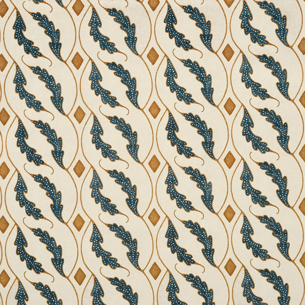 JAVA in Indigo Turmeric Fabric – Fritz Porter