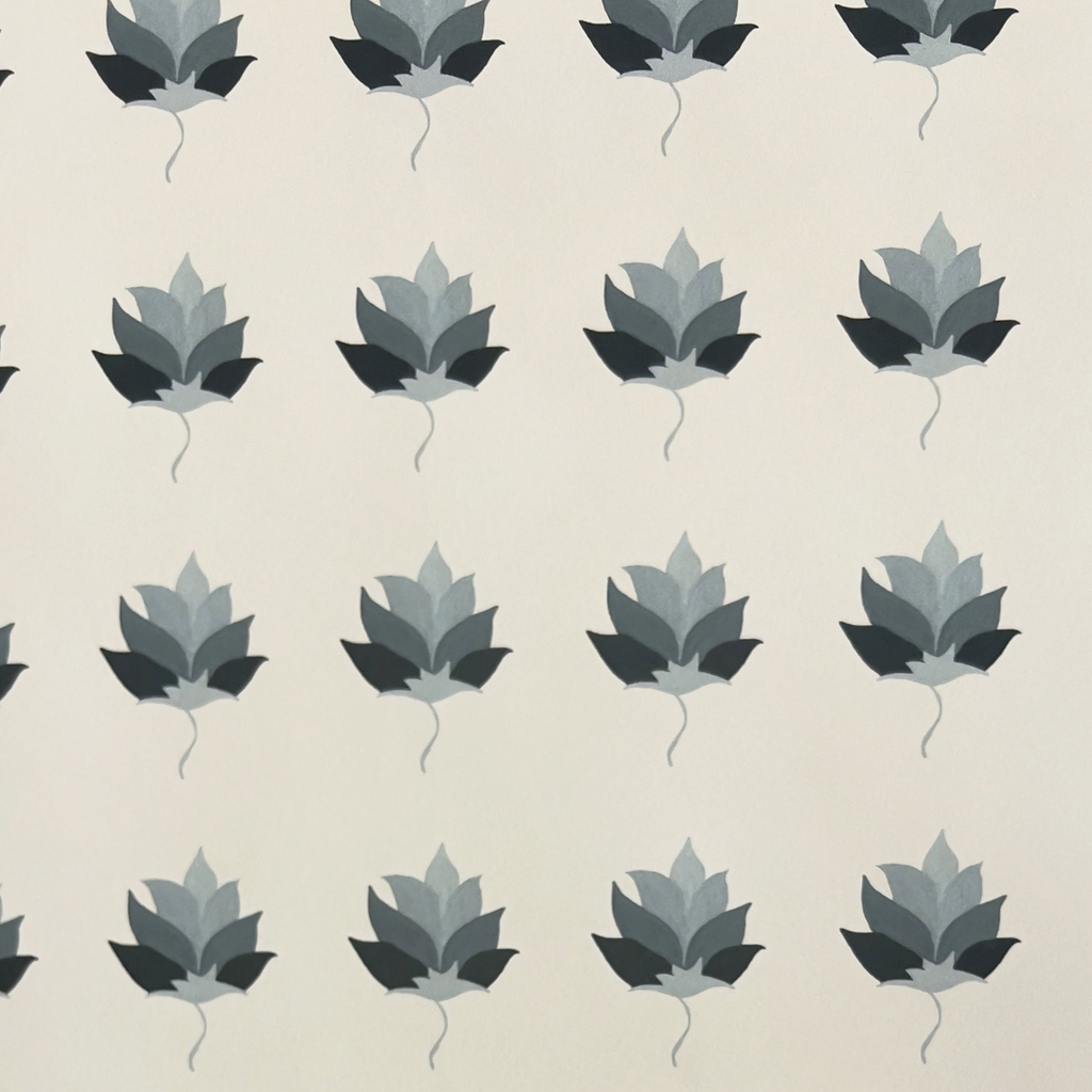 Kashi Indigo Grey Non-Woven Wallpaper – Fritz Porter