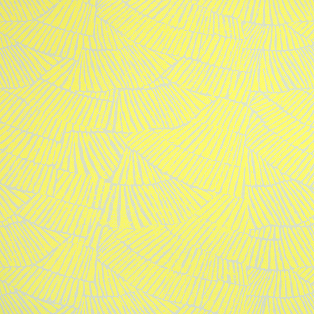 Pleat Lemon Wallpaper – Fritz Porter