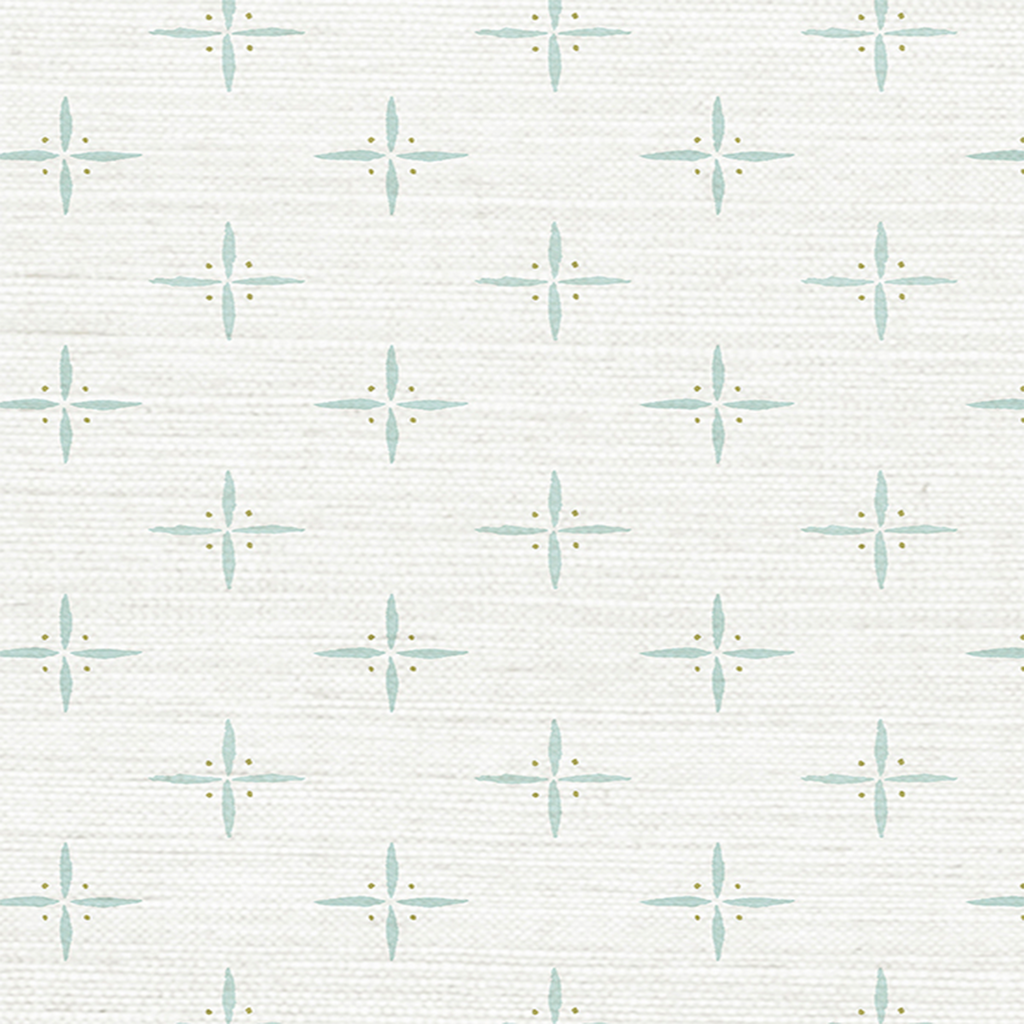 Petite Cross + Dot Rainwashed Wallpaper – Fritz Porter