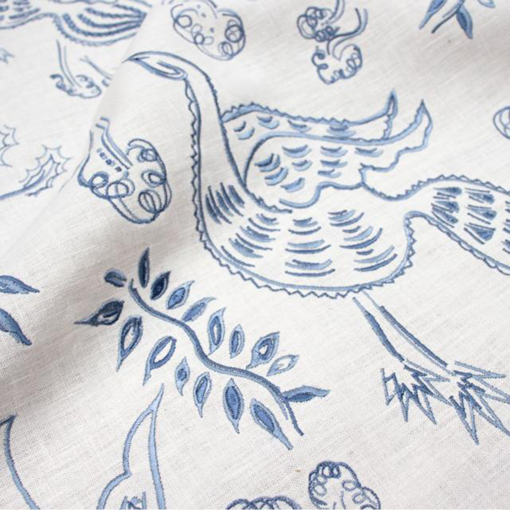 Avem Porcelain Blue Fabric – Fritz Porter