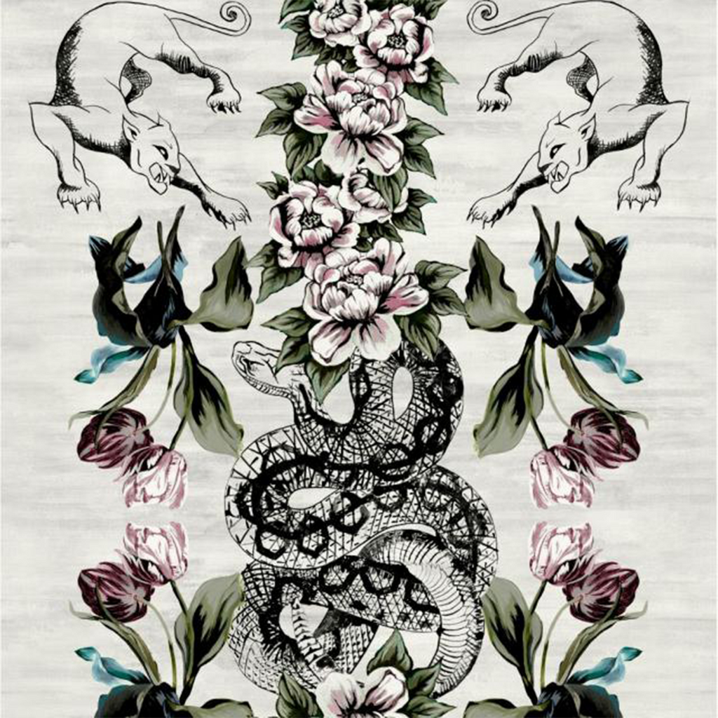 Pardus Toile Haze Wallpaper – Fritz Porter