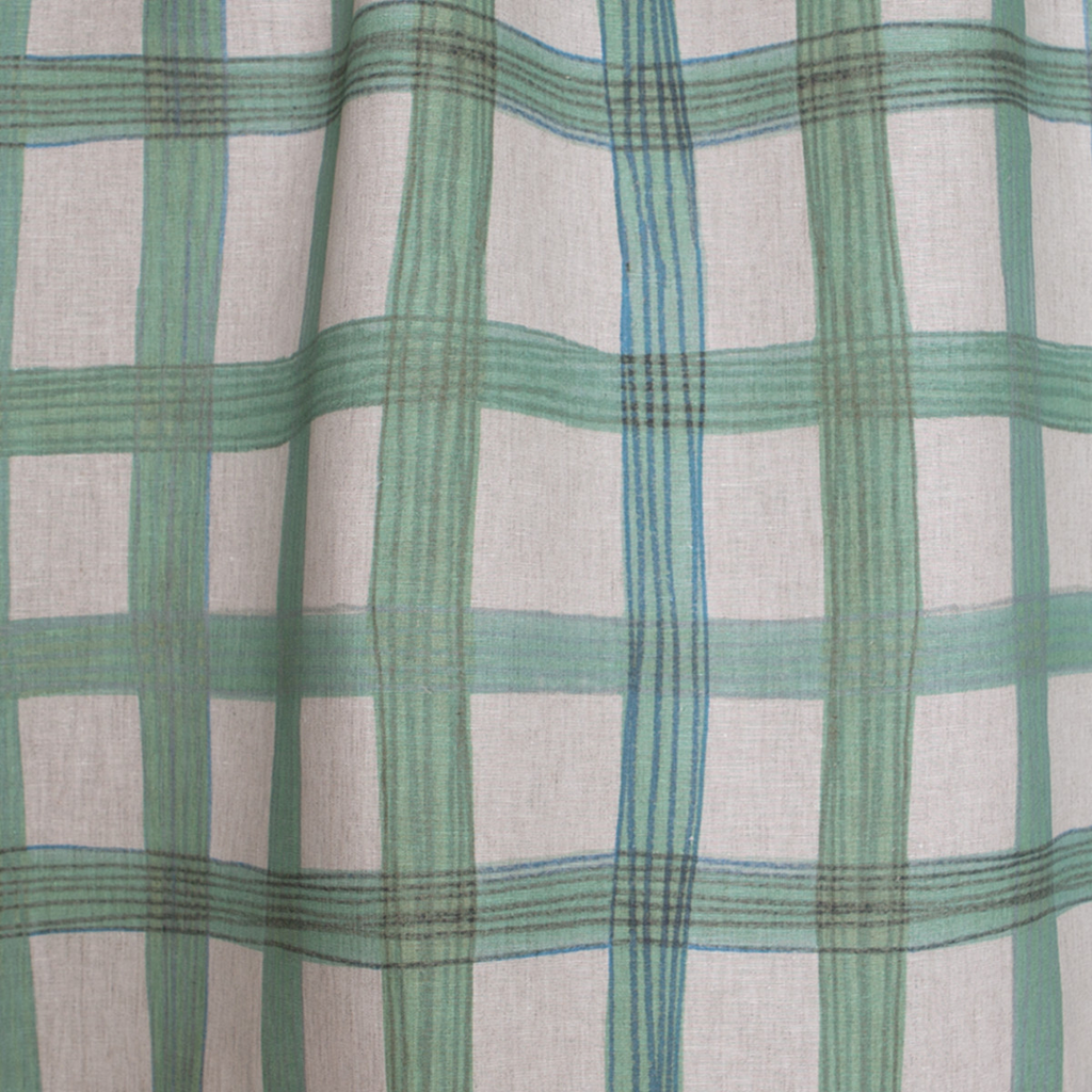 Linen Cross Menthe Fabric – Fritz Porter