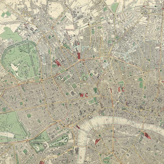 Victorian London Map Astrain Studio Wallpaper – Fritz Porter